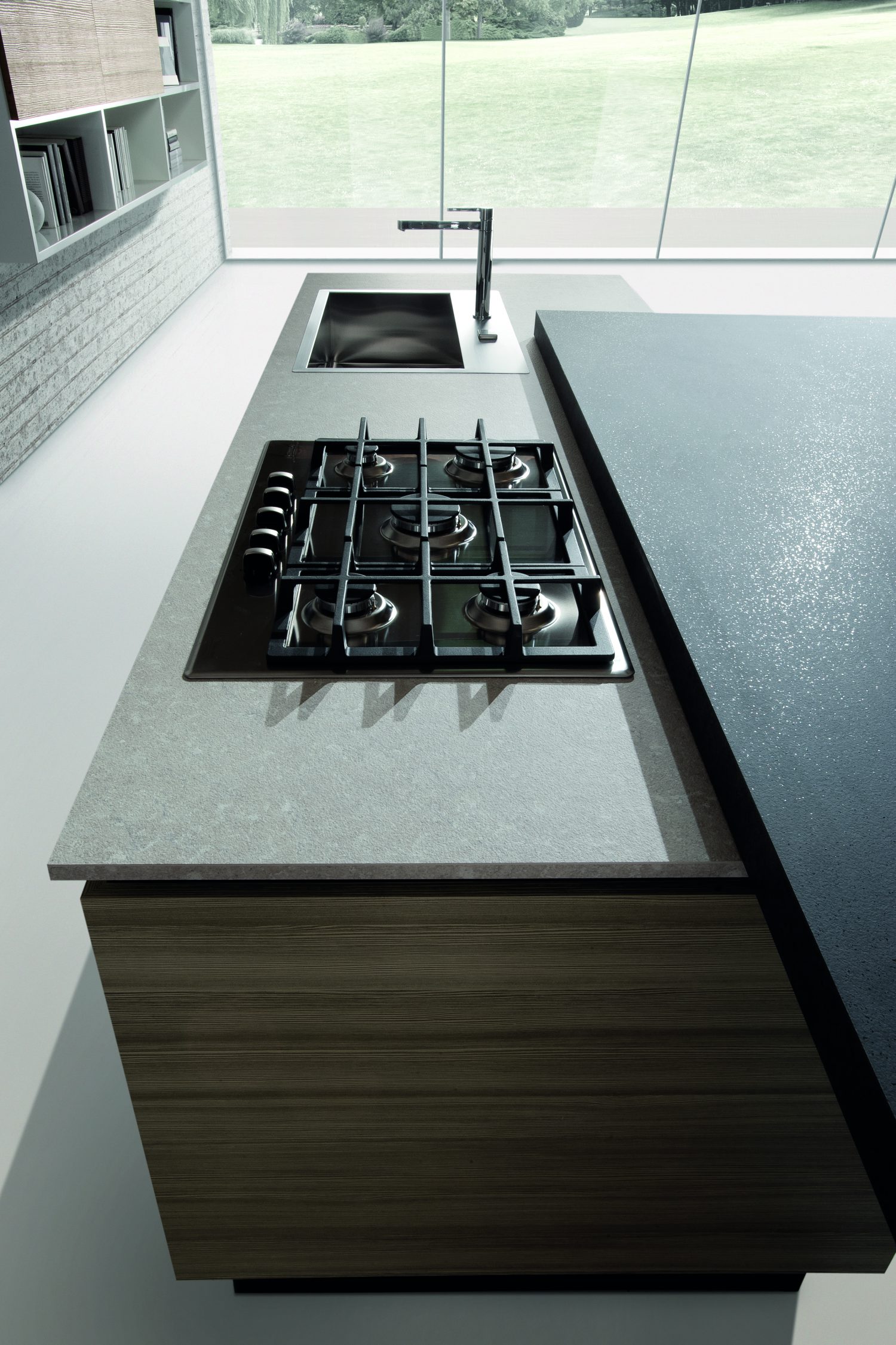 Contemporary kitchen countertops