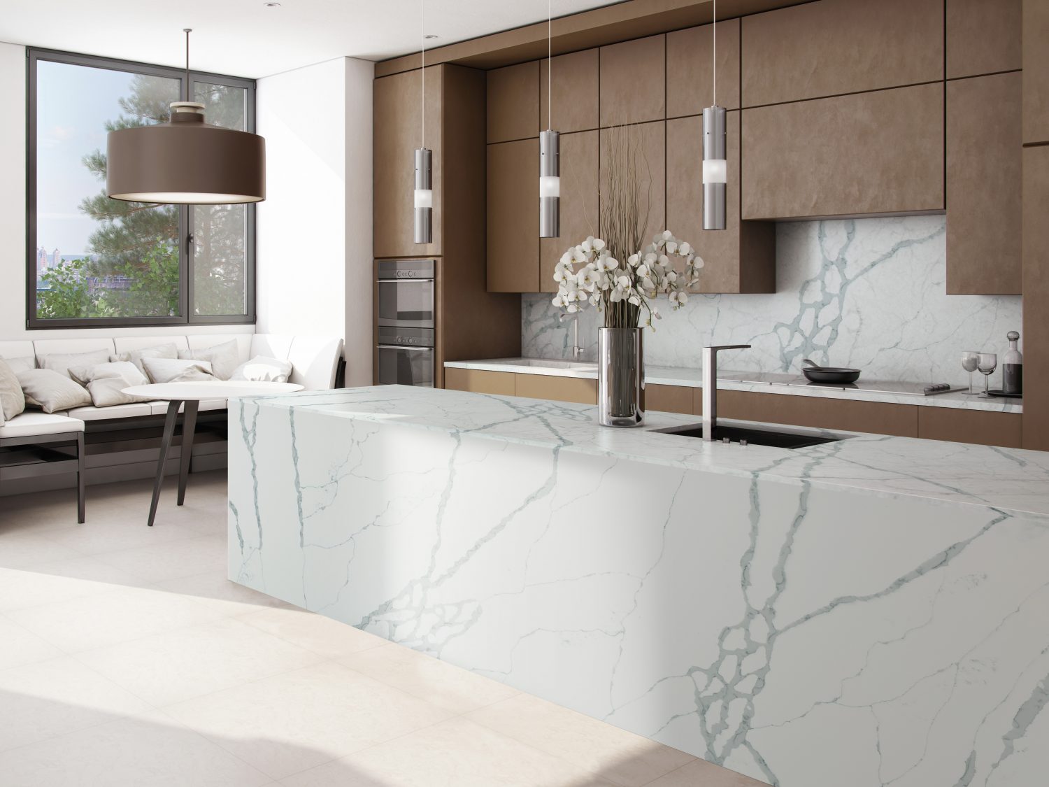 Timeless tile and countertop choices