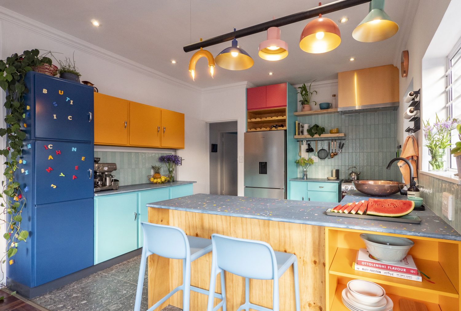 Luxe kitchen lighting