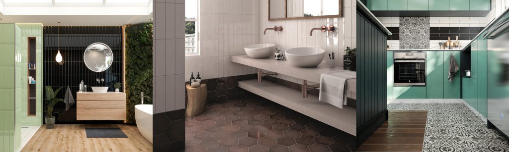 Trendy tile combos