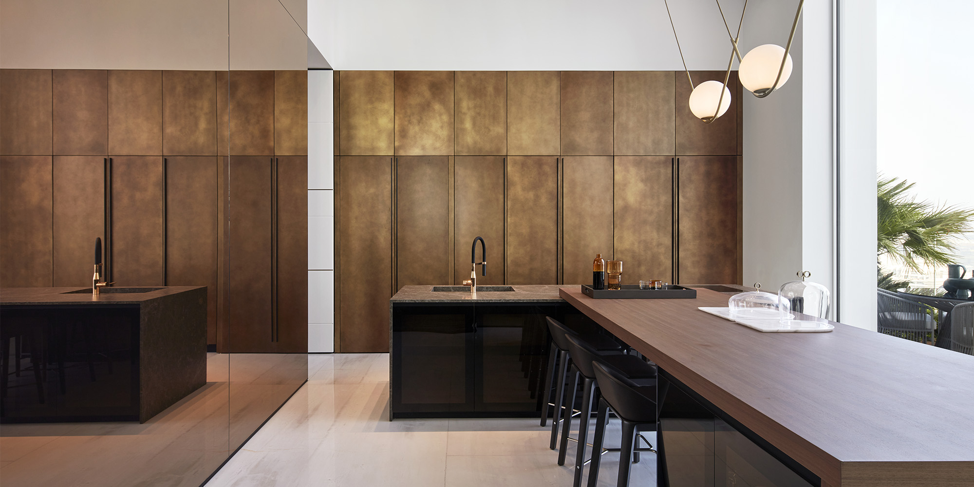 Integrating luxury kitchens into architectural spaces