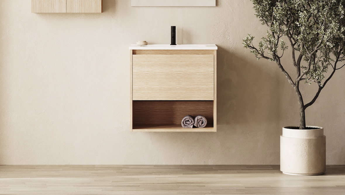 Italtile’s Niwa Vanity: Compact, subtle, perfect for small spaces